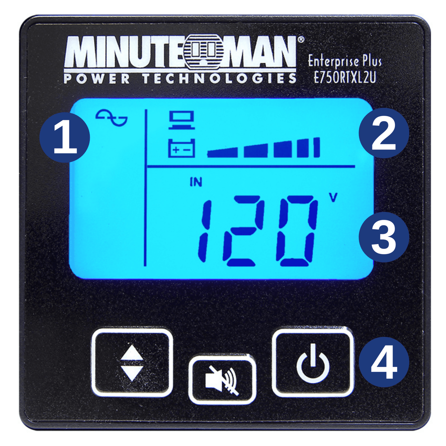 EnterprisePlus LCD® Line Interactive Uninterruptible Power Supply ...